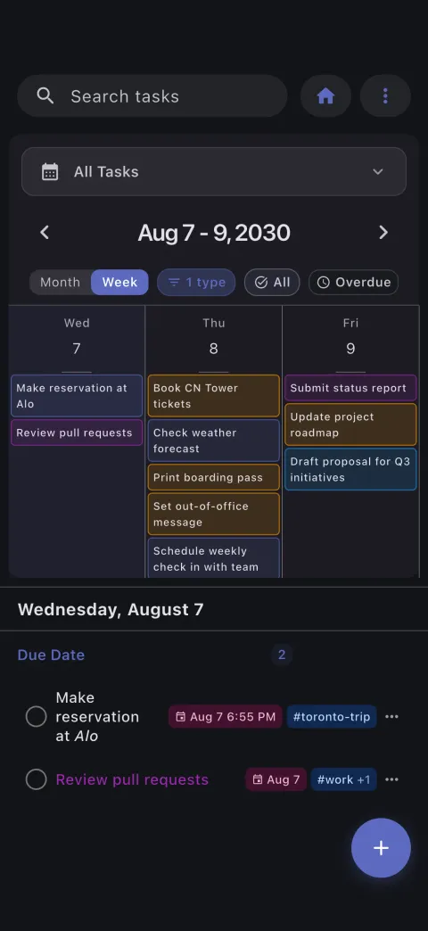 TaskForge: The Obsidian Tasks App for iPhone, Mac, Android