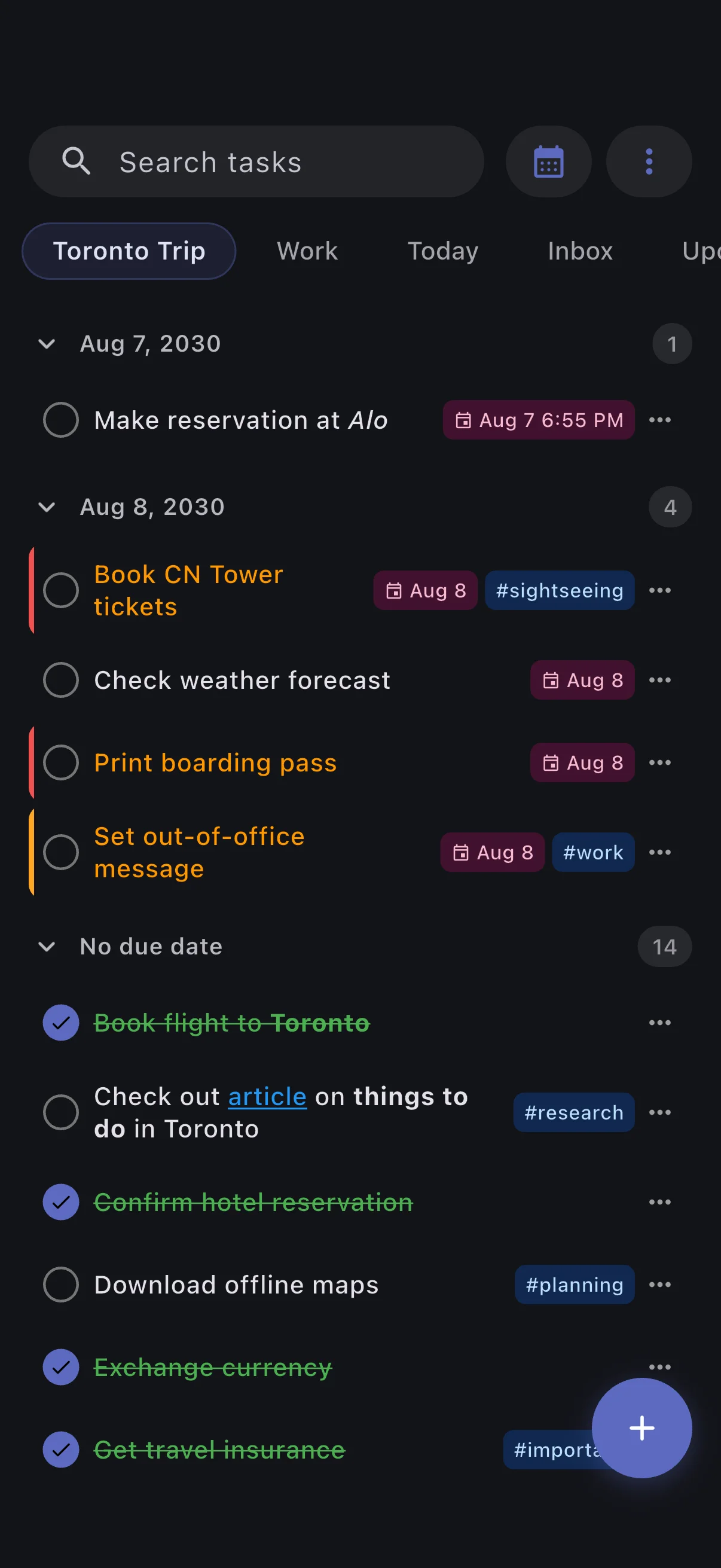 TaskForge - Native Task Management App for Obsidian